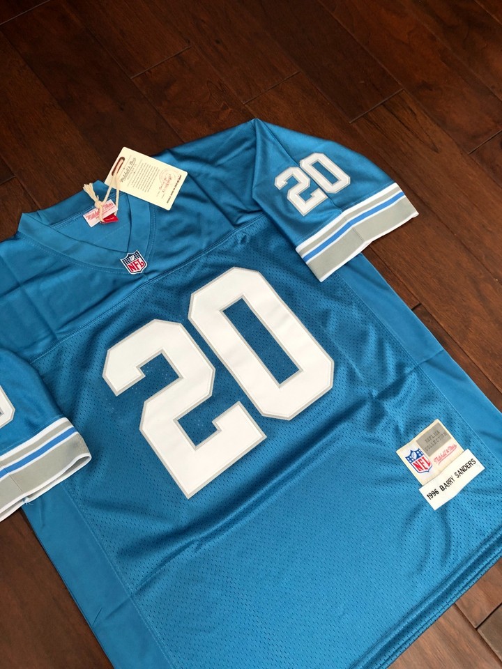 Vintage Barry Sanders jersey Detroit Lions Men’s Size XXL 2XL blue ...