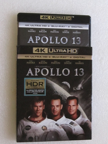 APOLLO 13 4K UHD + Blu ray, 4k Ultra HD-w/rare OOP-Slipcover | eBay