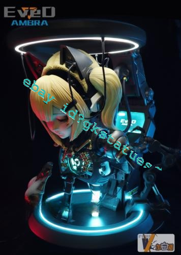 Eved AMBRA Bust 1/1 Scale Painted Statue In Stock Led Light Mobile Suit Girl New | eBay