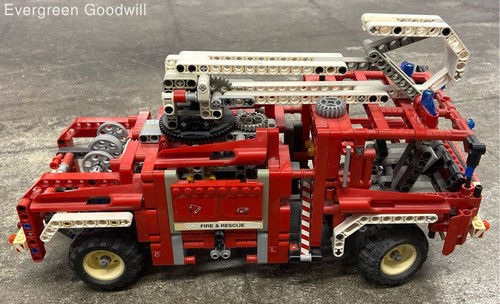LEGO Partial Set Already Assembled Technic Fire Truck | eBay