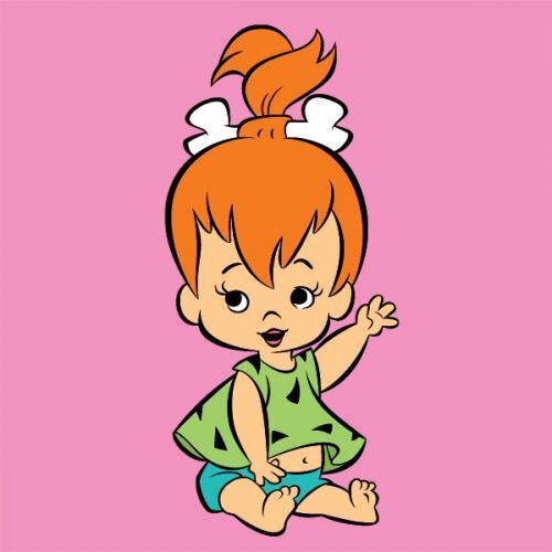 The Flintstones Pebbles Vintage Comics and Cartoons 8x10 Print | eBay