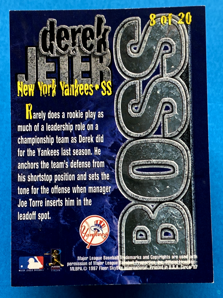 1997 Skybox Circa Boss Derek Jeter #8 | eBay