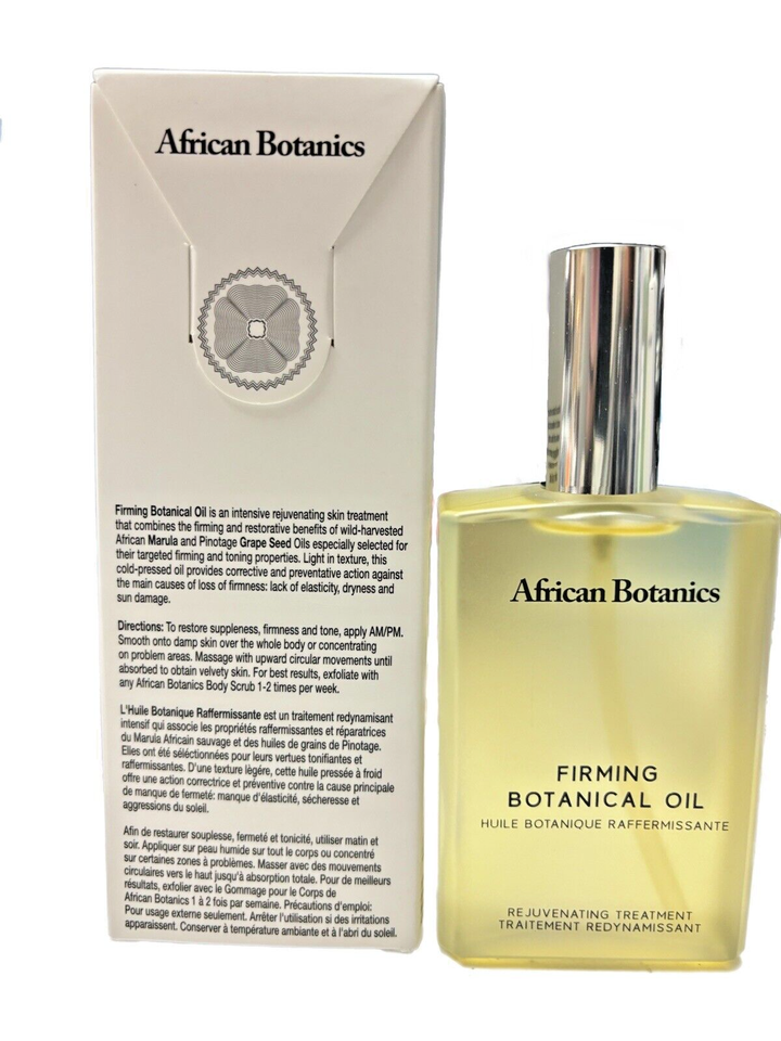 African Botanics Firming Botanical Oil 3.38oz Anti-Aging Body Oil NEW ...