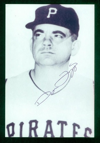 #1002, 4" x 6" Photo Card, Signed-Autographed, Don Leppert, Pittsburgh ...