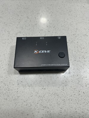 K-CEVE 2x2 HDMI Display port 2 computer switch. KVM202DH USB 3.0. New ...