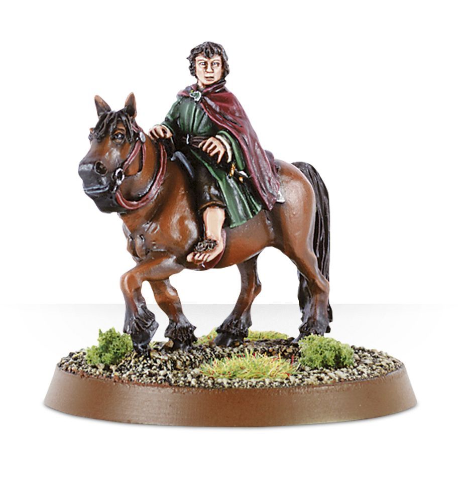 Games Workshop LoTR Frodo of the Nine Fingers Pony Mounted Metal Lord ...