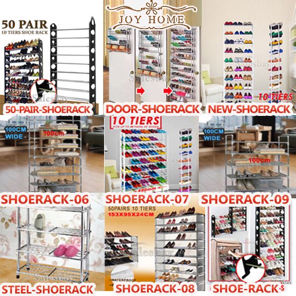 Multi Tiers Portable Steel Stackable Storage Shoe Rack Cabinet ...