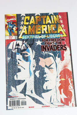 Autographed Signed Mark Waid - Captain America Sentinel of Liberty #2 ...