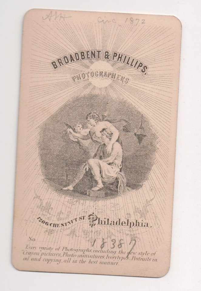Vintage CDV Unknown Society Gentleman Broadbent & Phillips Photo ...