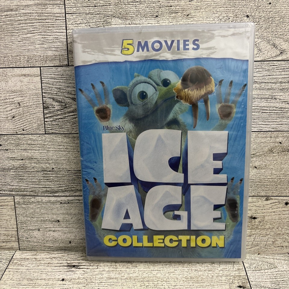 Ice Age Collection DVD 5 Movies Meltdown Dinosaurs Continental ...