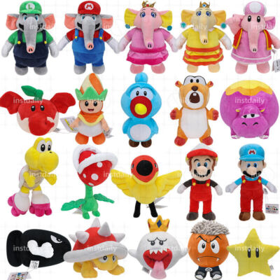 New Super Mario Bros Wonder Soft Mario Plush Stuffed Doll Toys Kids ...