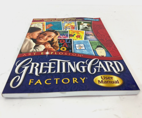 Greeting Card Factory Deluxe Version 3 User Manual | eBay