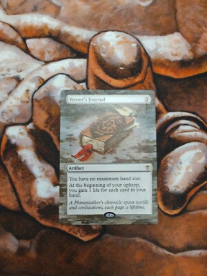Magic the Gathering Venser's Journal Hand Painted Unique Custom MTG ...