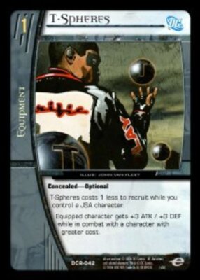 VS System: T-Spheres - Foil [Played] DC Infinite Crisis TCG CCG Classic ...