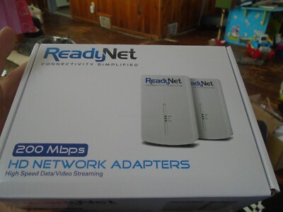 Readynet EN200K 200 Mbps HD Network Adapters High Speed Data/Video ...