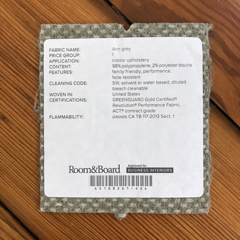 Set Lot 8 Room Board Performance Woven Fabric Samples Swatches Arin ...