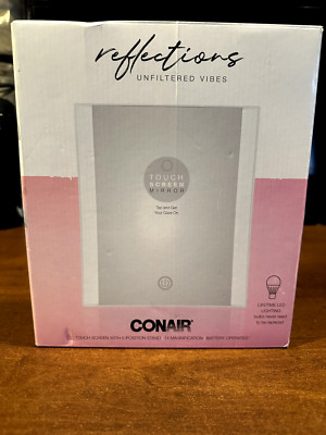 Conair Reflections LED lighted Mirror 1x Adjustable Stand Compact SDBP ...