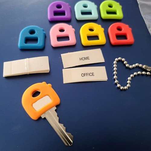 2Pack Organizer Tags Topper Key Holder Label Key Identifier Keyring ...