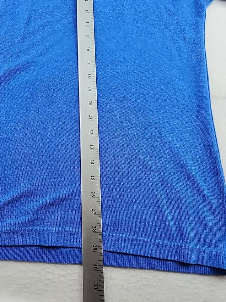 Fresenius Medical Care Logo Polo Shirt Mens Small Blue Polyester Blend ...
