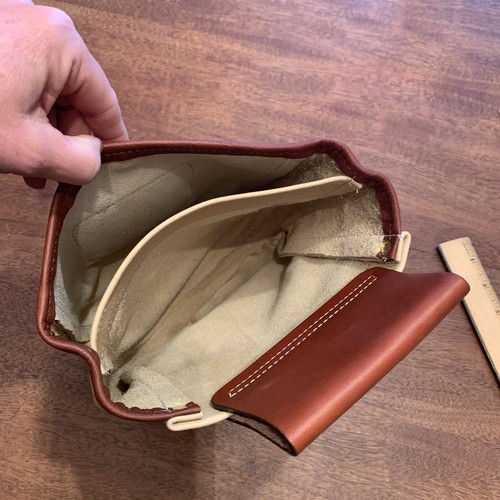 Shikar Safari Club Blake Jones Custom All Leather Skeet Shell Belt Loop ...