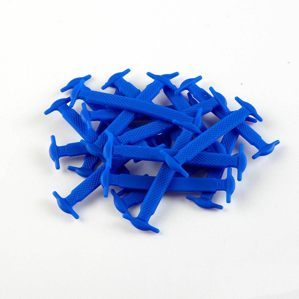 Elastic No Tie Shoe Laces Silicone Rubber shoelaces for trainers ...
