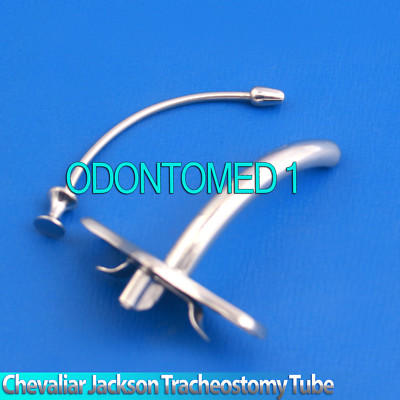 Chevaliar Jackson Tracheostomy Tube #8 Tracheotomy Metal Ent Surgical ...