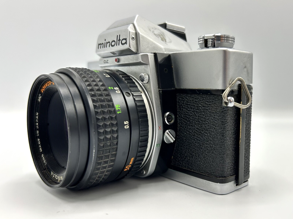 Minolta SRT 102 35mm SLR Camera with MC 50mm f/1.7 Lens UNTESTED | eBay