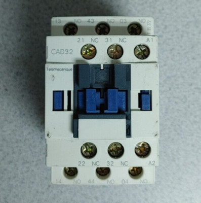 TELEMECANIQUE CAD32 CONTACTOR 600VAC 10A w/ LAD4RCU SURGE SURPRESSOR ...