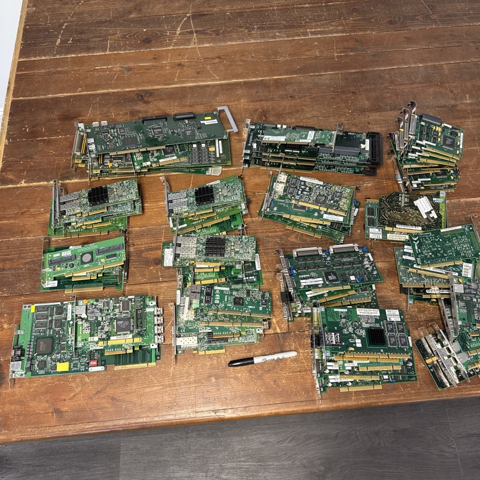 19 lbs clean Computer Server Finger boards Cards for scrap gold ...
