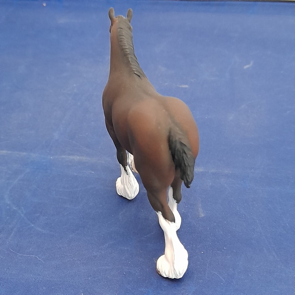 Artist Resin Model Horse Mini Cromwell Painted Bay Shire SM Scale ...