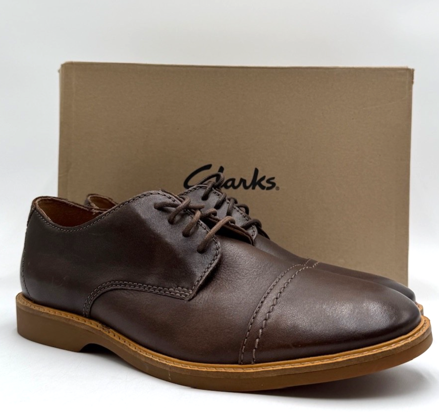 Clarks ATTICUS CAP Men's NEW Casual Shoe Brown US Size 8 M | eBay