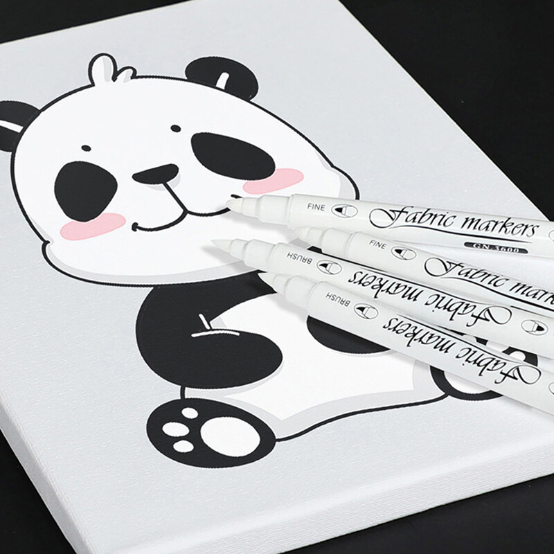 White Hand-painting Pen Clothes Graffiti Pen Cloth Painting Pen Fabric ...
