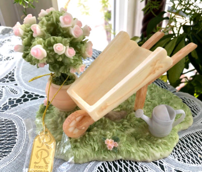 ROMAN SERAPHIM CLASSICS ANGEL COLLECTION - ROSE BUSH, WHEELBARROW ...