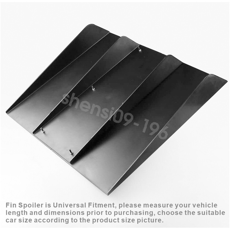 For Toyota Prius Car Rear Bumper Diffuser Lip Splitter Spoiler Shark ...