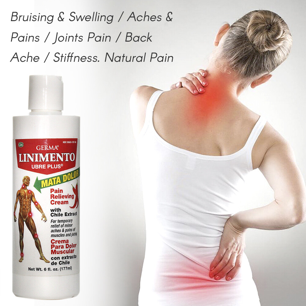 Germa Liniment Ubre Plus. Topical Analgesic Cream. For Muscle & Joint ...