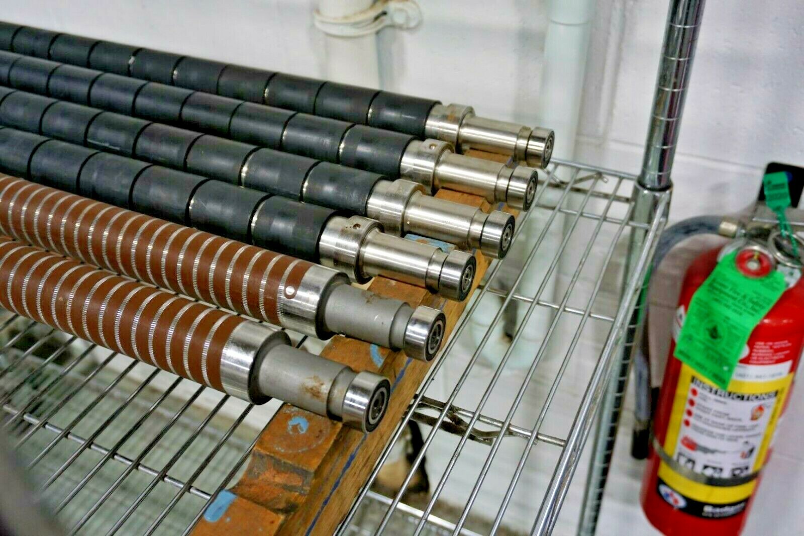 NEW MBO T79 Fold Rollers (2 Spiral Fold rollers & 4 Segmented Glue Fold ...