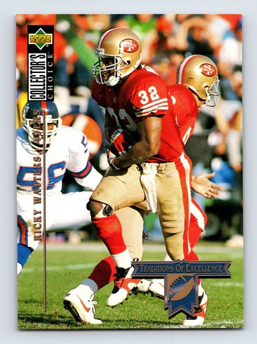 1994 Collector's Choice Ricky Watters #46 Football San Francisco 49ers ...
