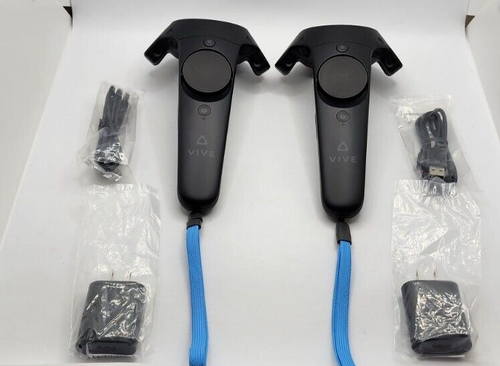 NEW 2x HTC Vive Controller Wand Pair Two Straps VR Virtual Reality ...