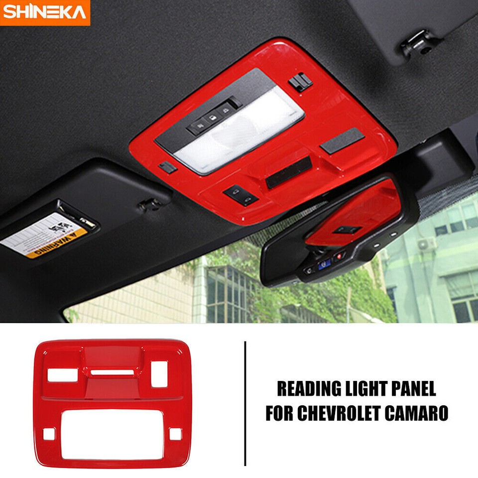 38pcs Red Console Panel Decor Cover Interior Trim Kit For Chevy Camaro ...