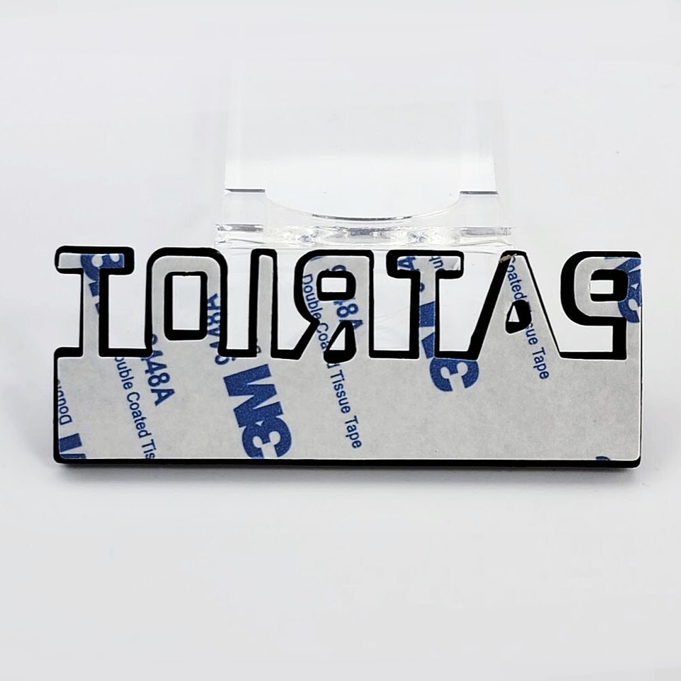 Large 7" PATRIOT EDITION Chrome emblem Badges fits Fender Car Truck USA ...