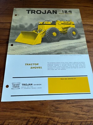 Trojan 124 Wheel Loader Brochure AMIL22 ver2 | eBay