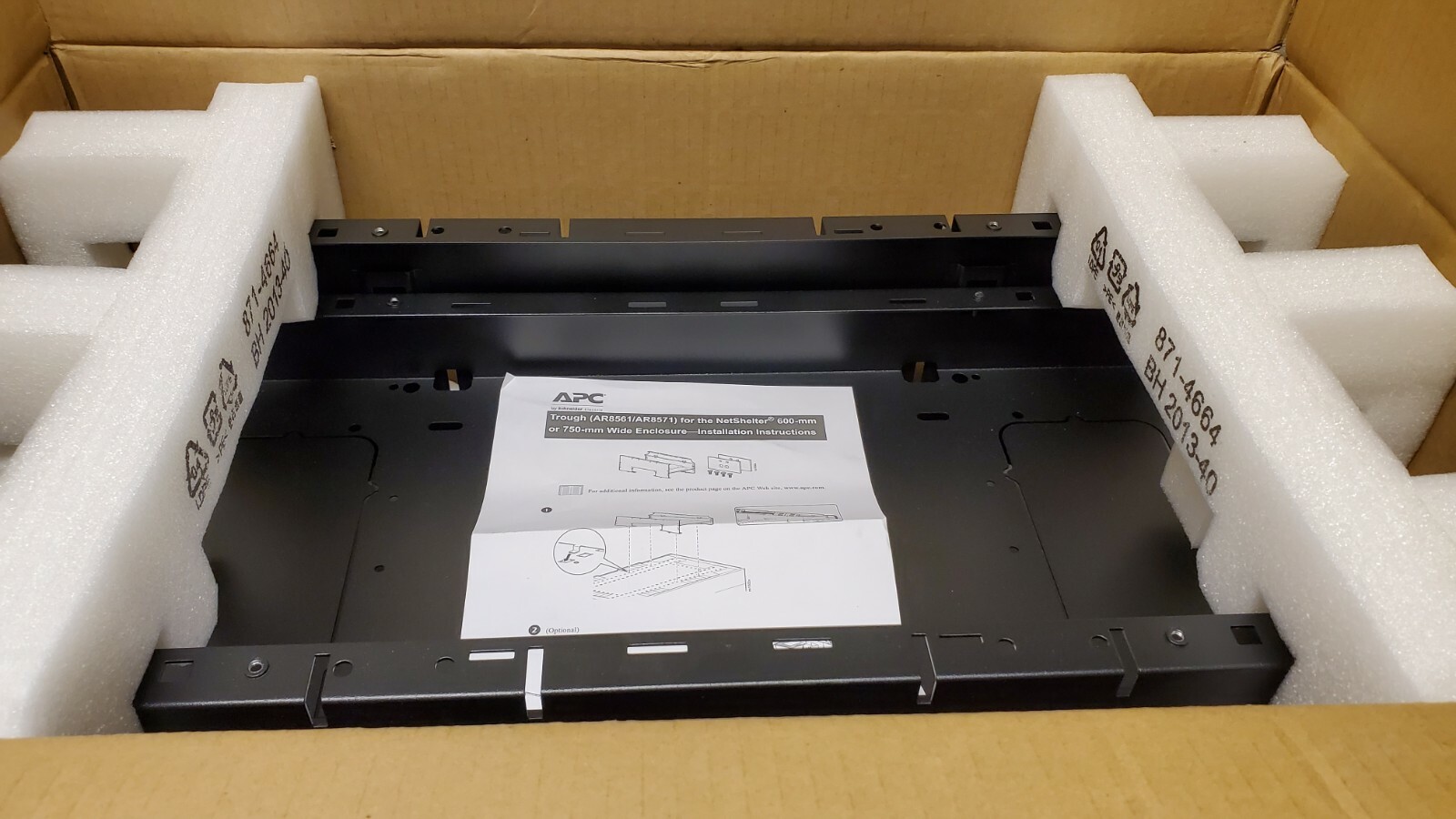 APC AR8561 Cable Management Trough for APC NetShelter SX 600 mm | eBay