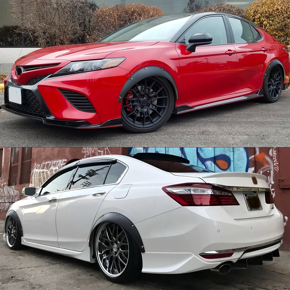 For Infiniti G35 G37 Coupe Sedan 4PCS Fender Flares Wide Body Kit Wheel ...