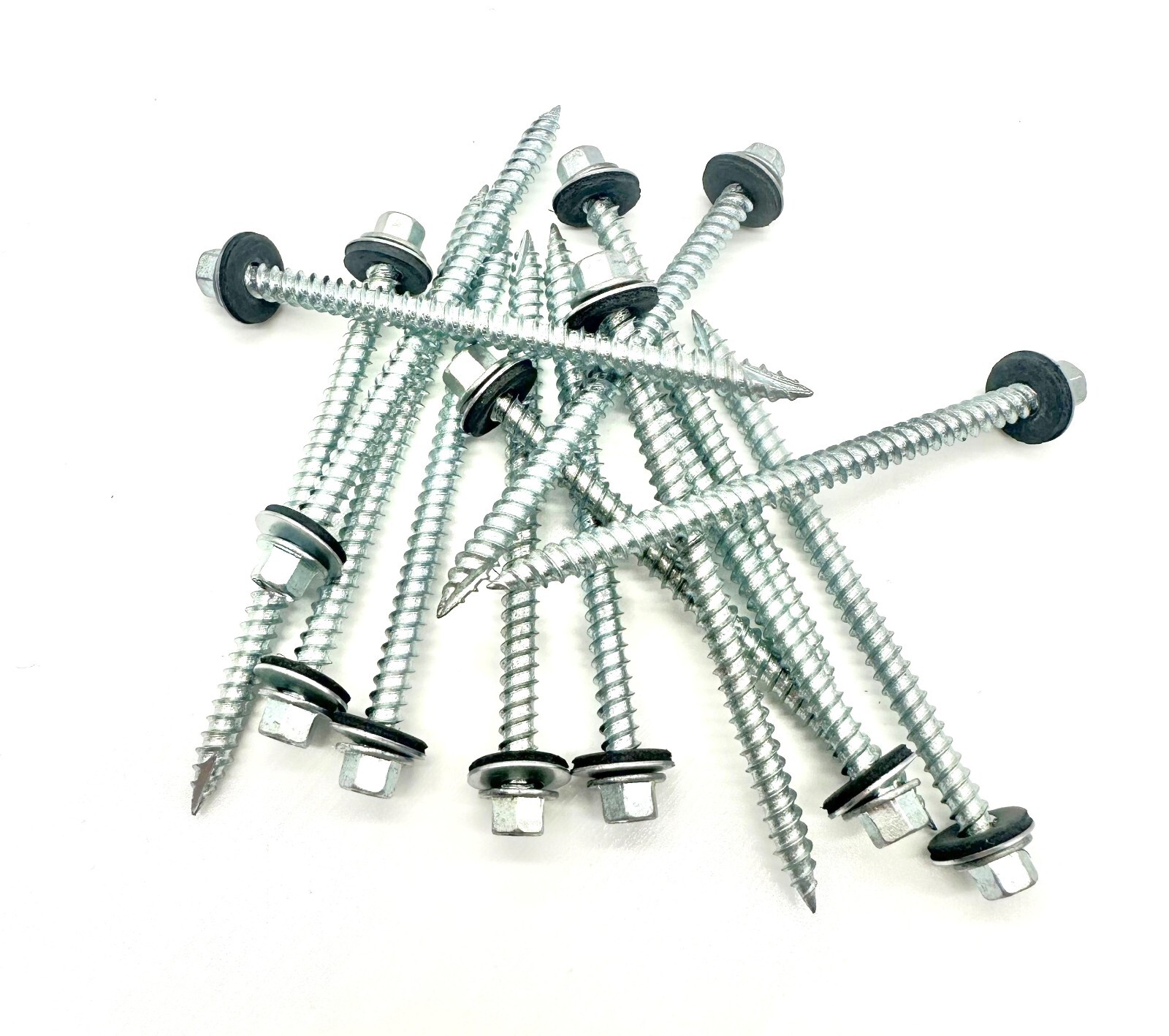 SLASH POINT SELF-TAPPING SCREW HEX HEAD GASH POINT SCREWS EPDM WASHER ...