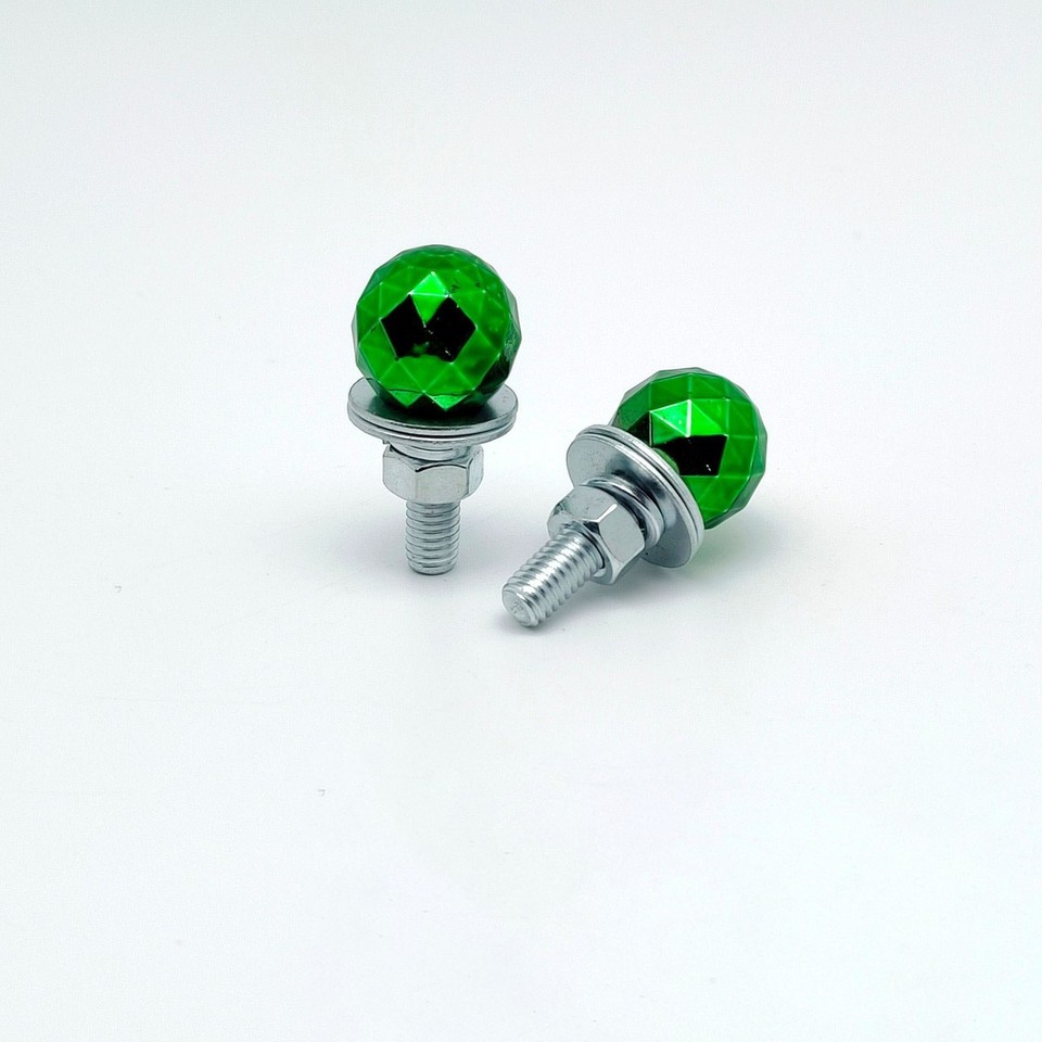 License Plate Screws License Plate Customization Spherical Diamond ...