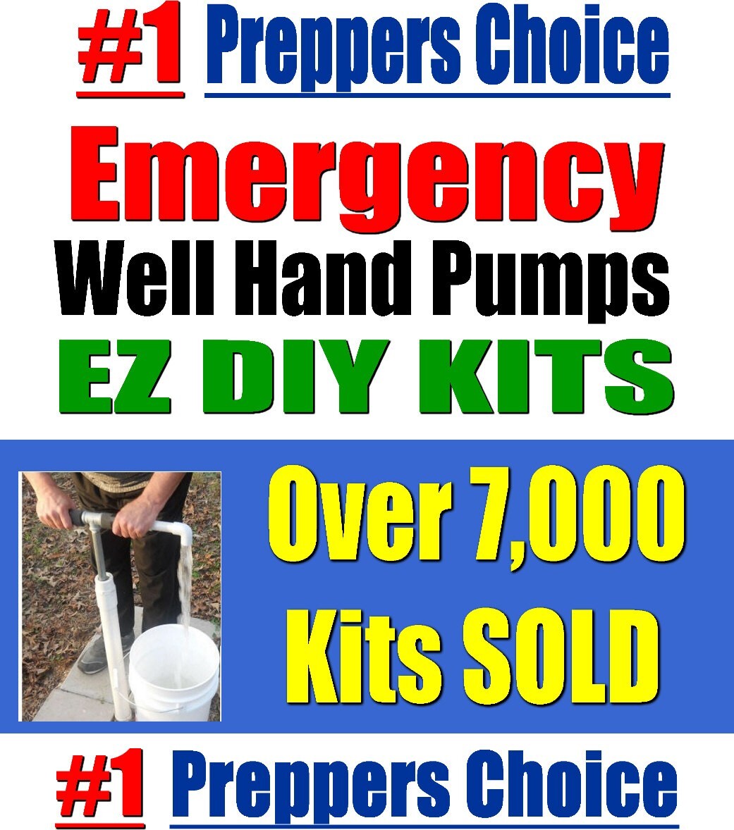 Hand Pump, Hand Well Pump for Emergency, Hand Water Well Pump, 25' EZ ...
