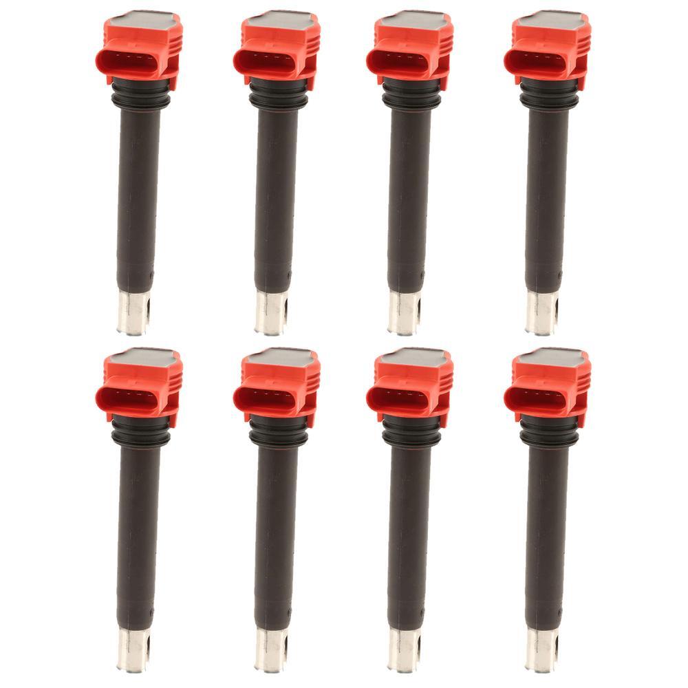 Set of 8 Bosch Direct Ignition Pencil Coils For A6 A8 Quattro Touareg ...