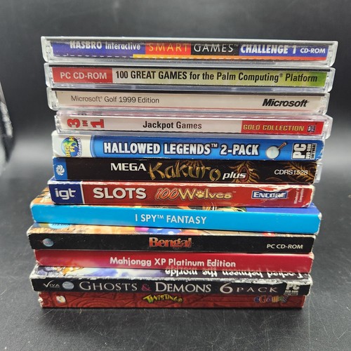 Computer Games PC CD-ROM Lot Of 12 Variety Slot Golf Brian Tester ...