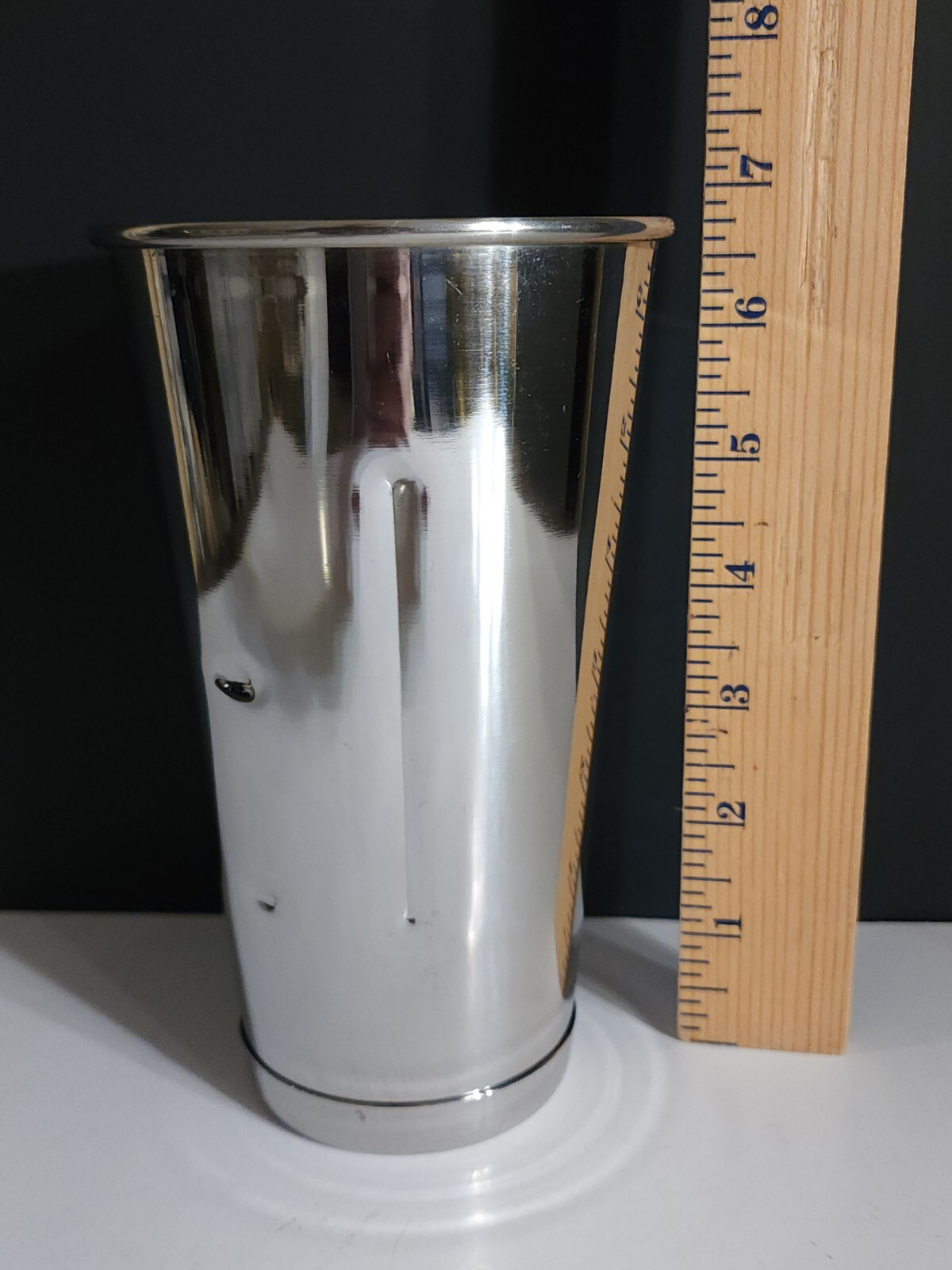 Crestware Stainless Steel Tall Milkshake Mixer Cup | eBay