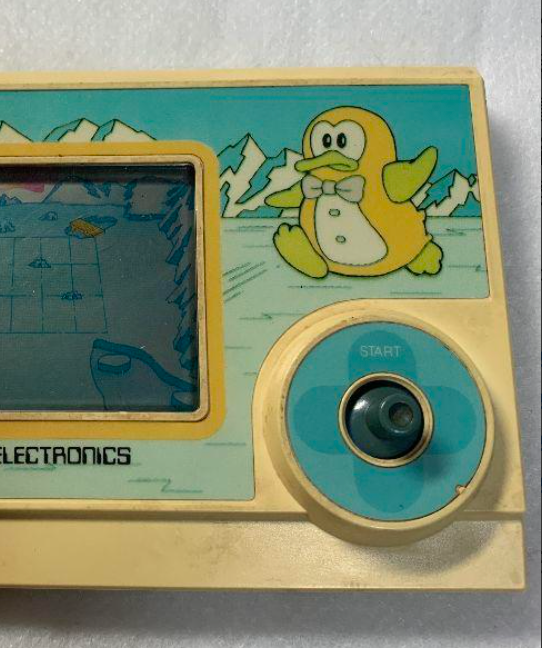 Pengo Bandai Game Watch LCD game console Handheld system with Batteries ...